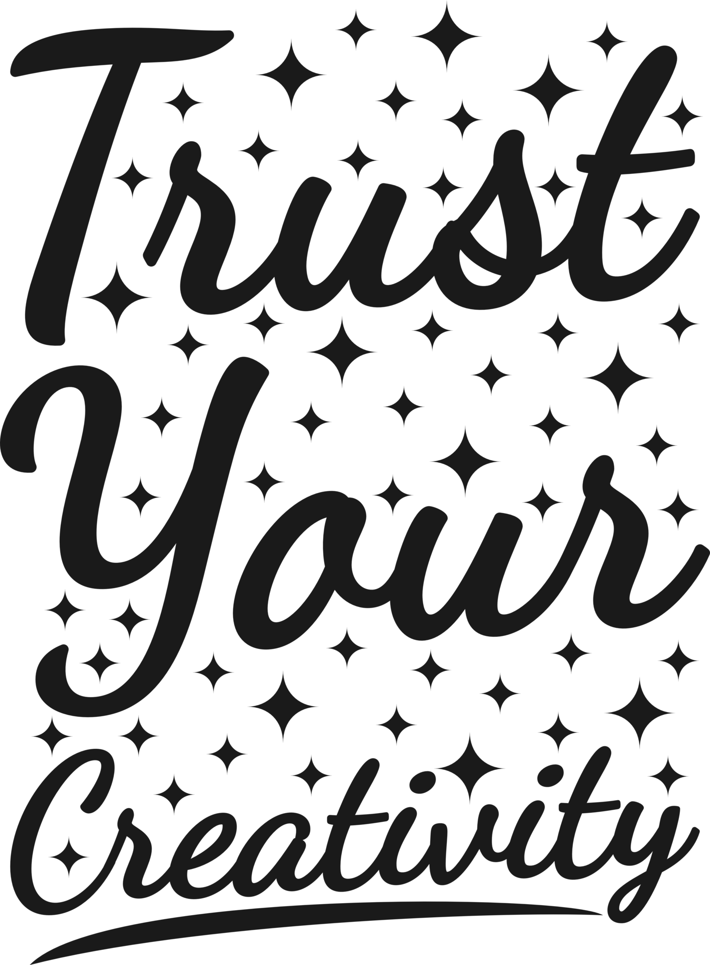 Trust Your Creativity, Motivational Typography Quote Design. 25251114 PNG Trust Your Creativity, Motivational Typography Quote Design. 25251114 PNG