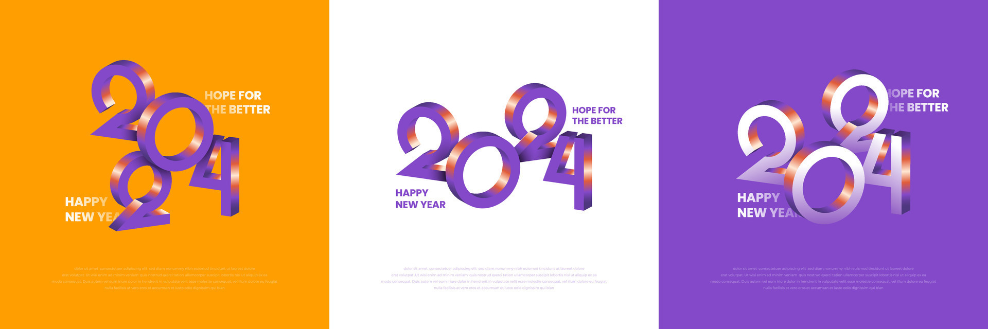 Happy new year 2024 background. Holiday greeting card design. Vector ...