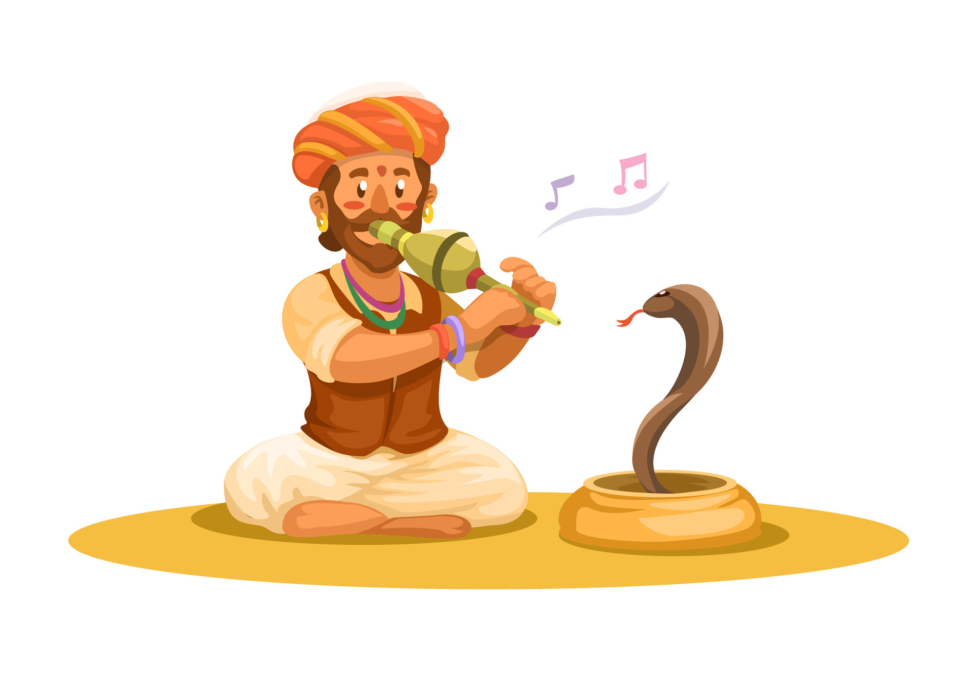 Snake Charmer Clip Art
