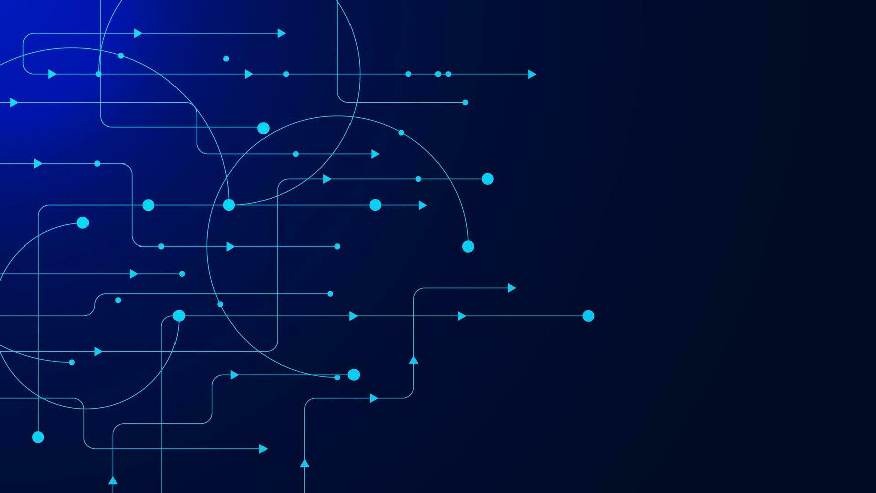 Connected Dots And Lines For Big Data Visualization Global Network Connection Digital