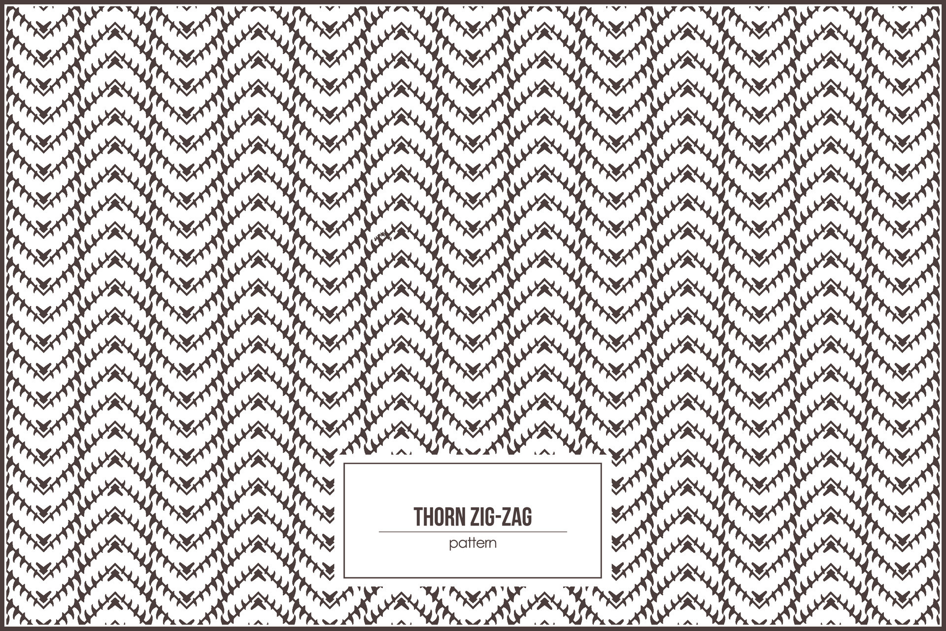 unique thorned zig-zag shape pattern 25259463 Vector Art at Vecteezy