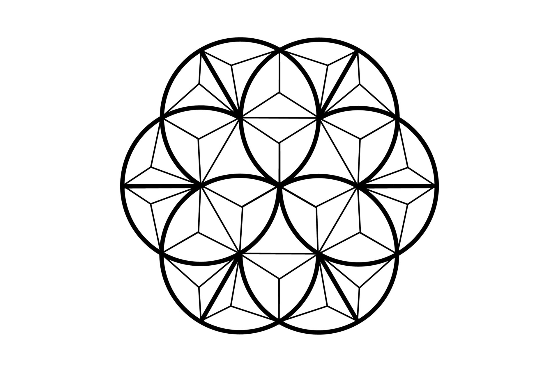 Sacred Geometry Tattoo Flower