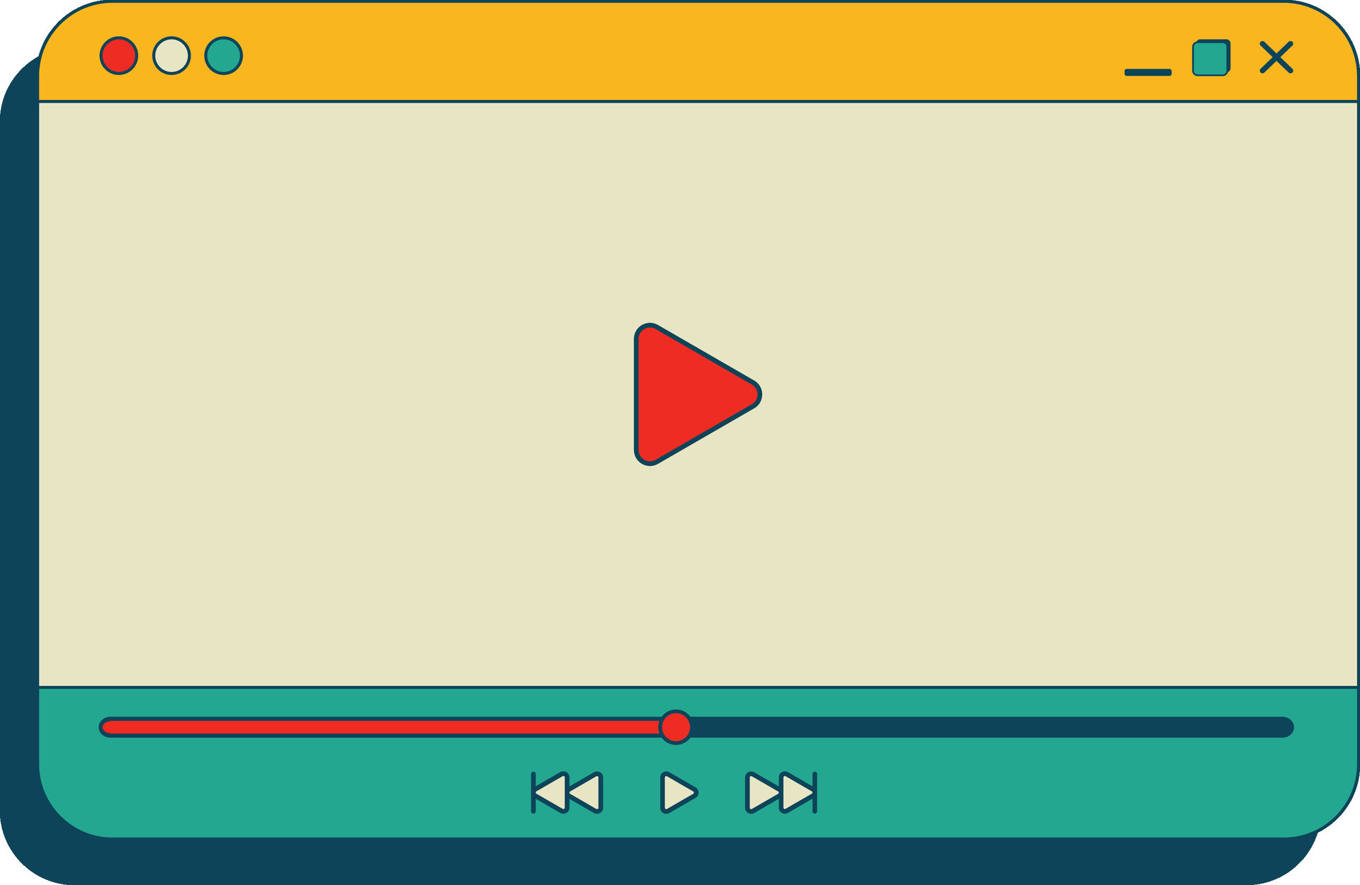 Video Player Illustration Frame 25261713 Vector Art at Vecteezy Video Player Illustration Frame 25261713 Vector Art at Vecteezy