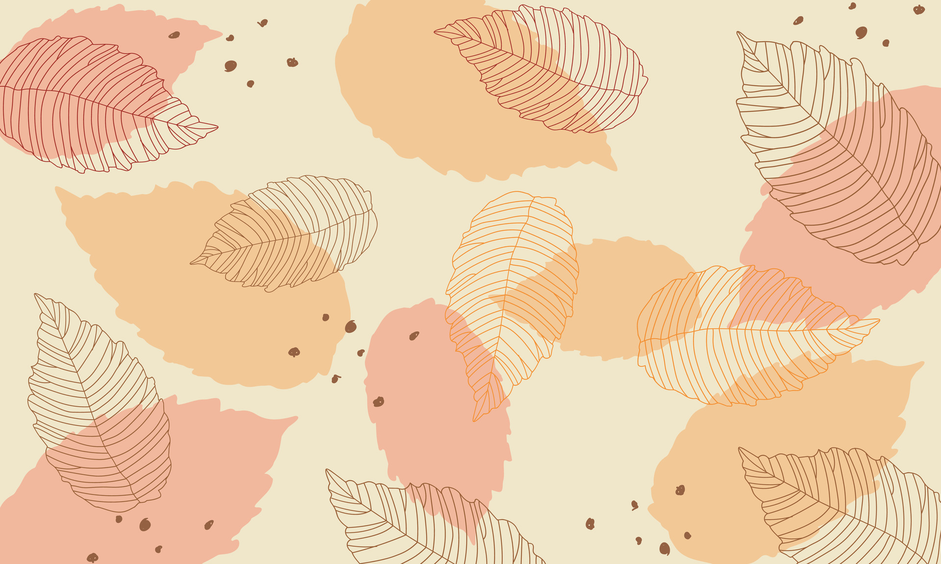 Falling leaves art background pattern 25263544 Vector Art at Vecteezy