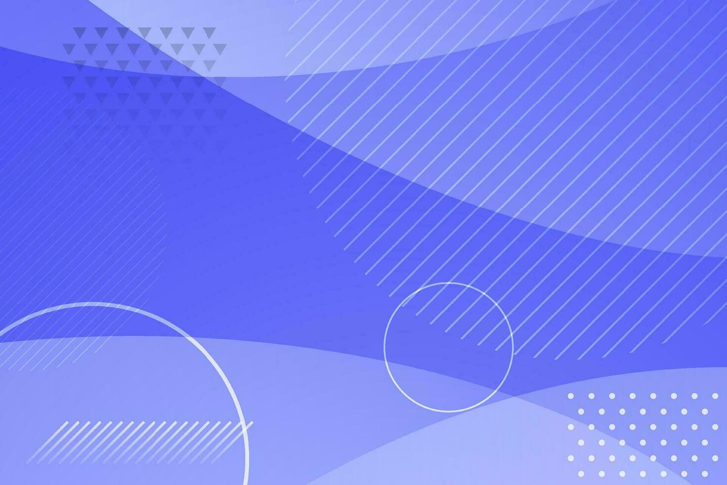 Abstract wavy shape background with geometric shape ornament in flat ...