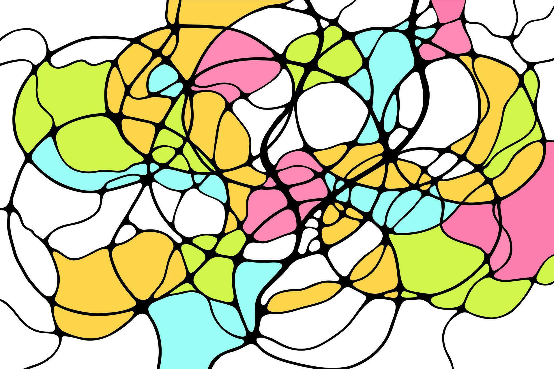 Abstract art in the form. Neurographics creative art. Psychology ...