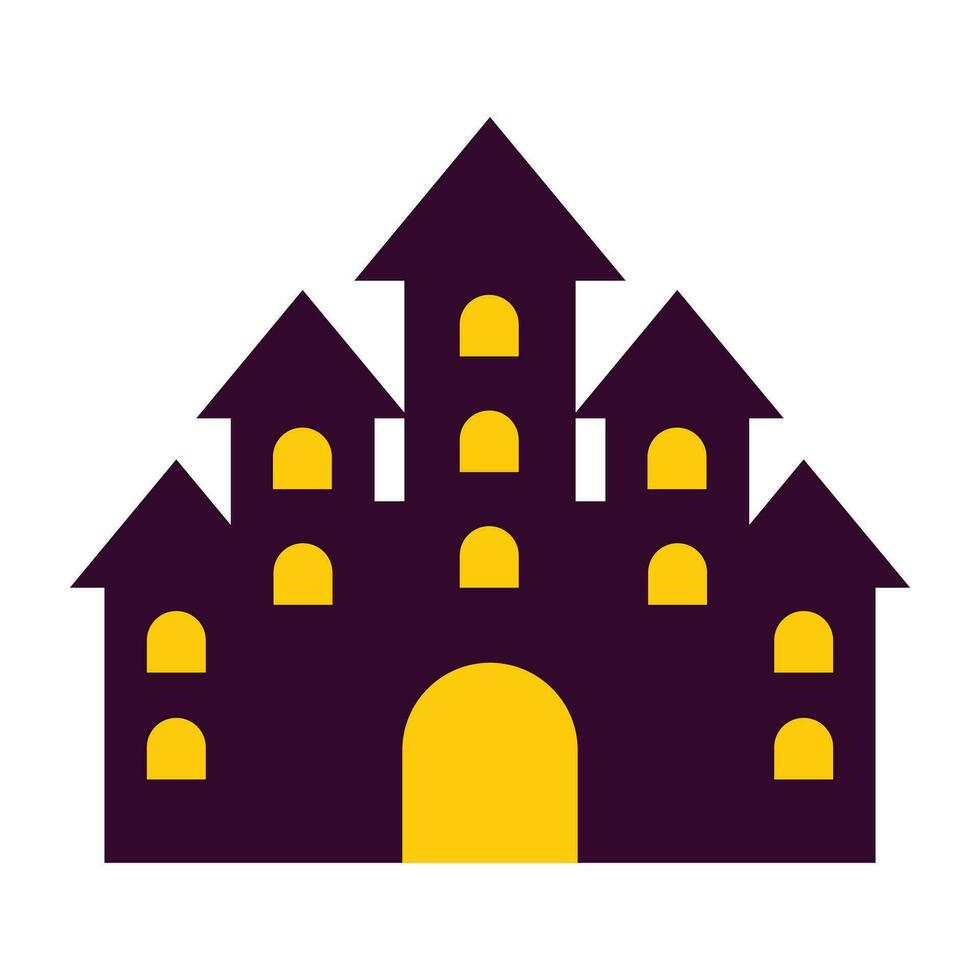 Halloween dark castle icon. 25268143 Vector Art at Vecteezy Halloween dark castle icon. 25268143 Vector Art at Vecteezy