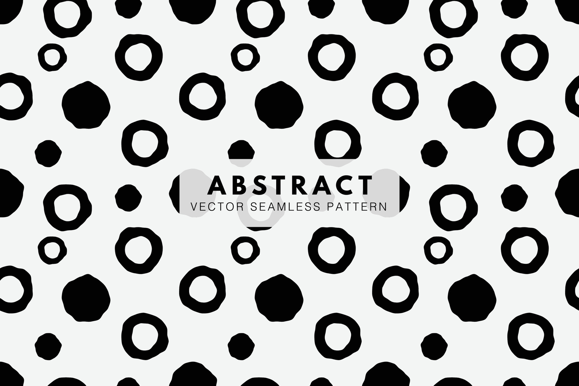 Simple Geometric Circles Seamless Repeat Vector Pattern 25269008 Vector Art At Vecteezy