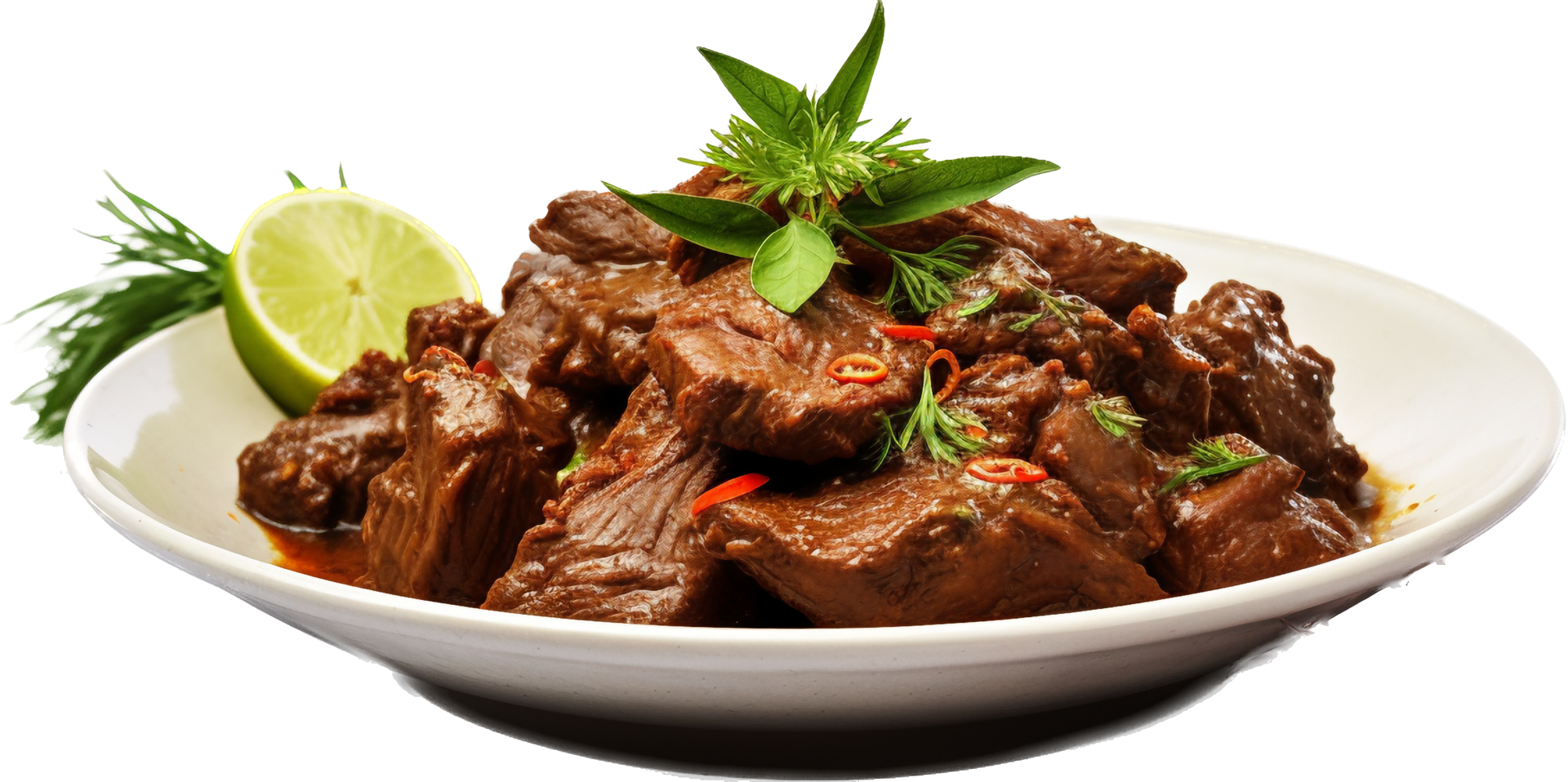 Beef Rendang With 25270138 Png