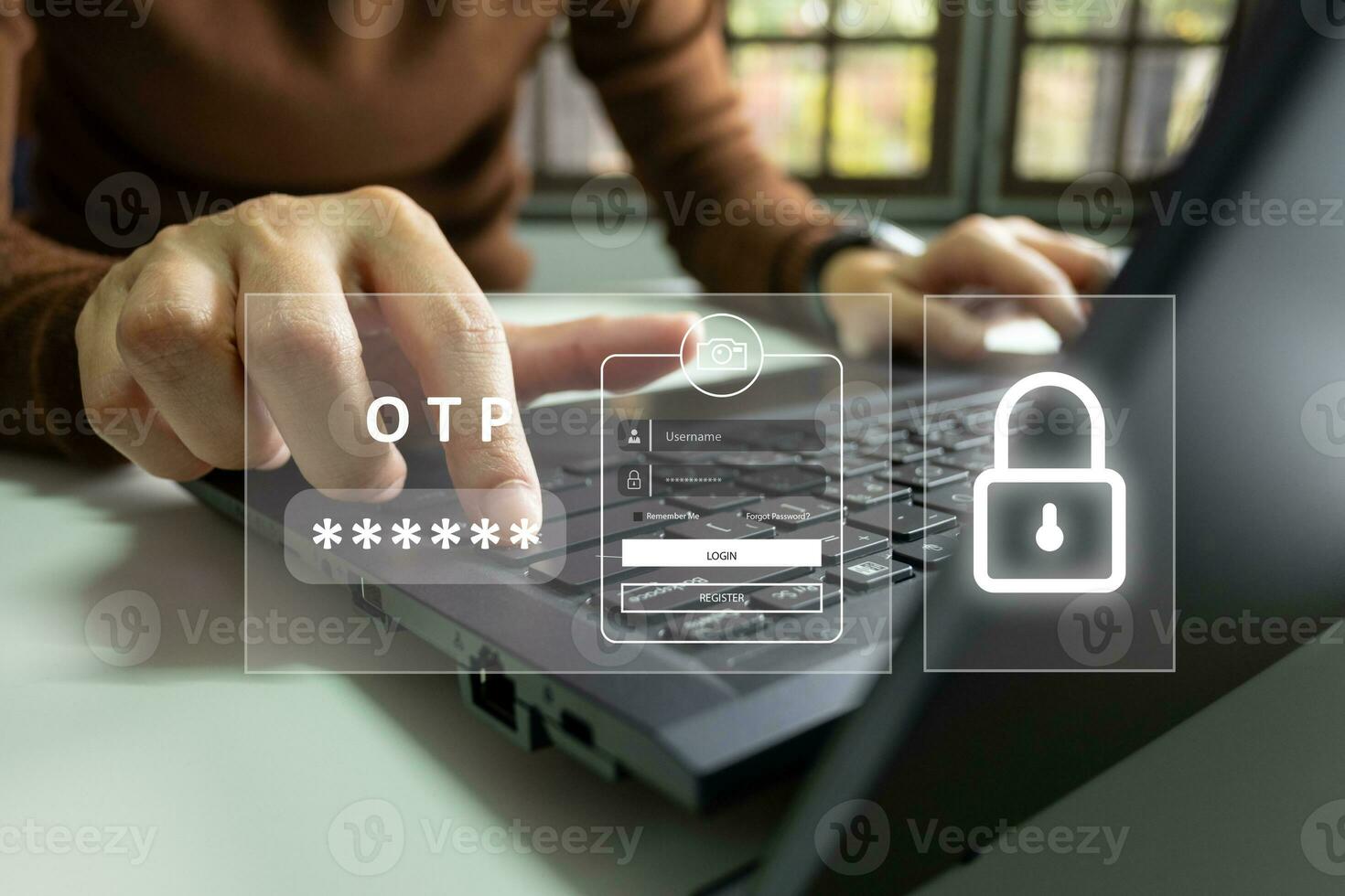 Verification Of Information With Finger Print By Smart Phone Internet Security Online