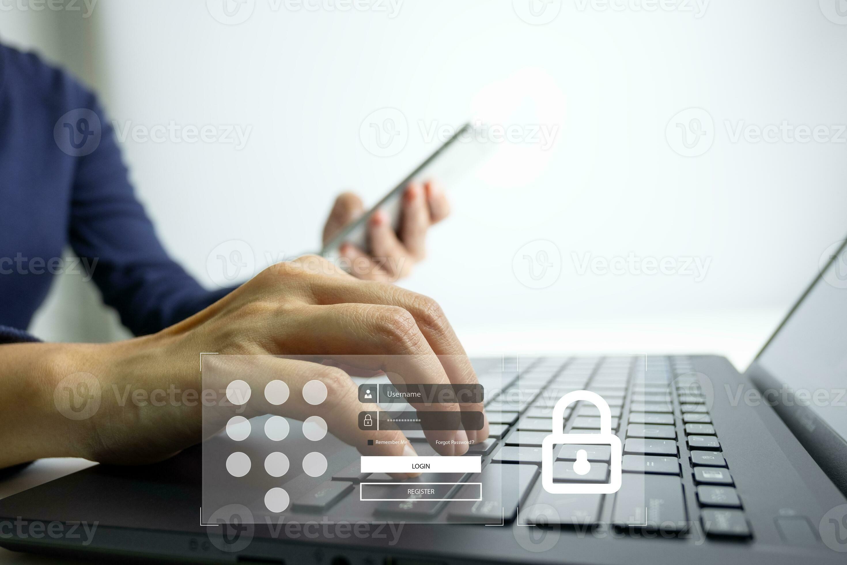 Verification Of Information With Finger Print By Smart Phone Internet Security Online