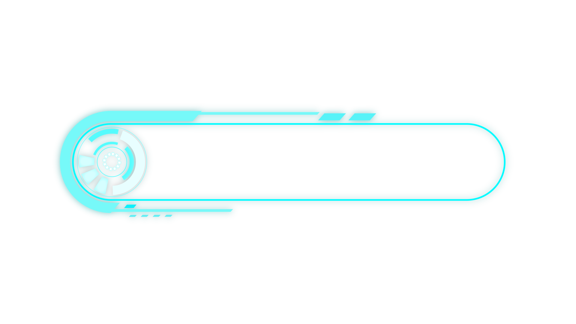 Abstract hi-tech HUD sci-fi display interface frame digital technology ...