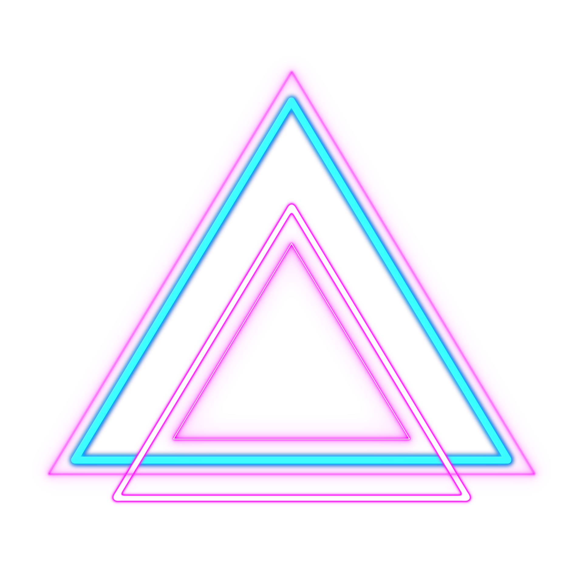 Abstract neon retro triangle sticker style 80s-90s. 25273553 PNG
