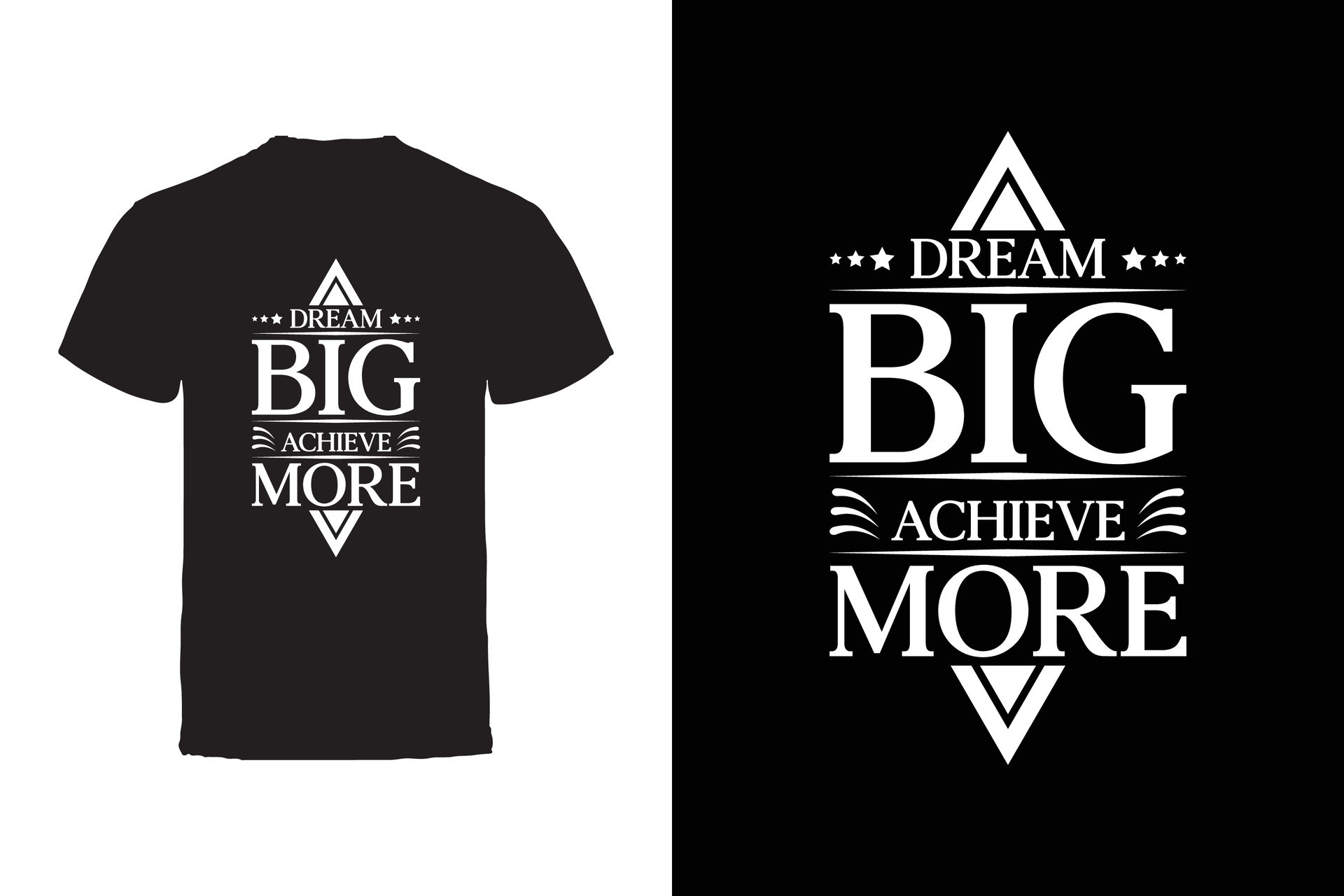Vector T Shirt Design Motivational Quotes Typography Vector T Shirt