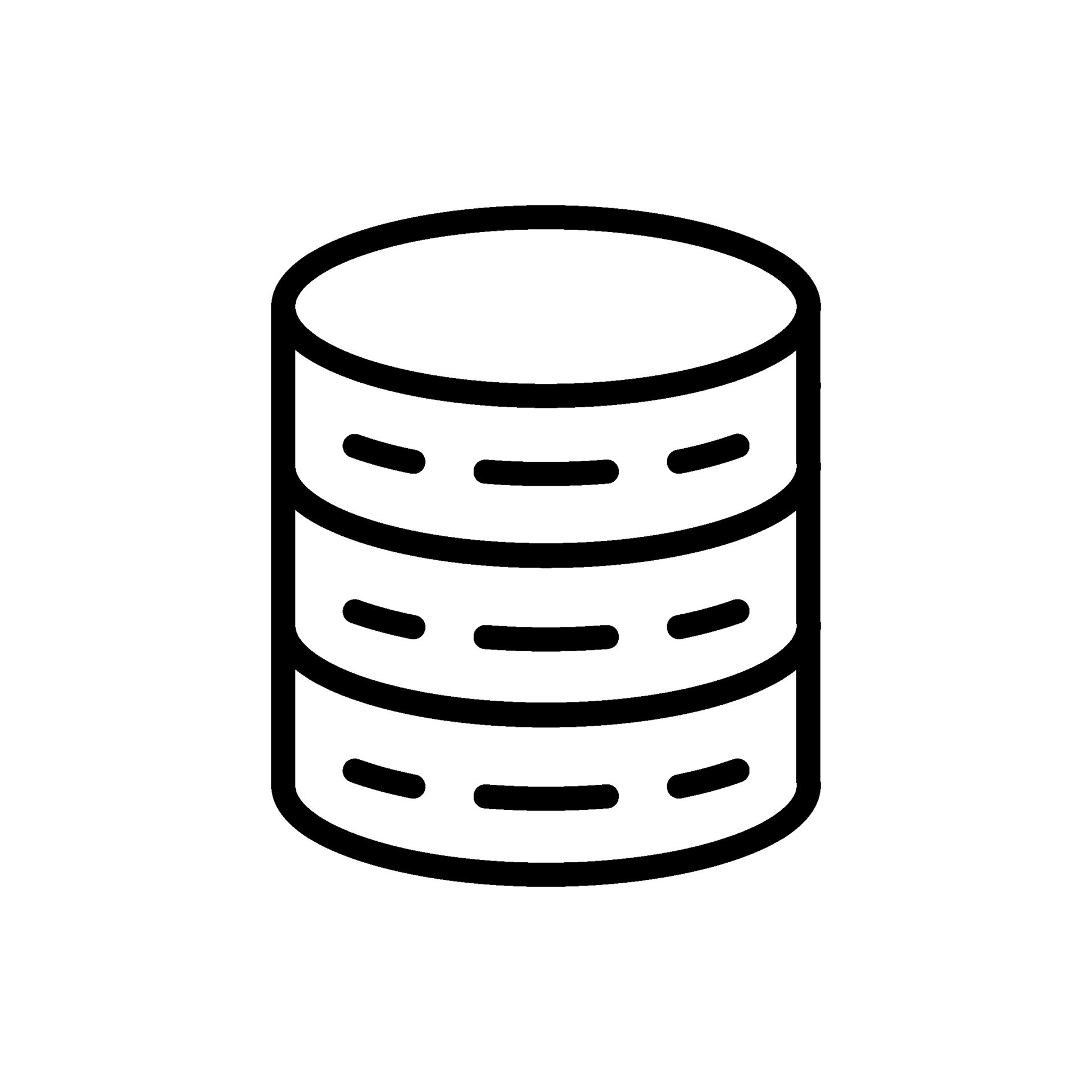 a database icon in line style 25275165 Vector Art at Vecteezy