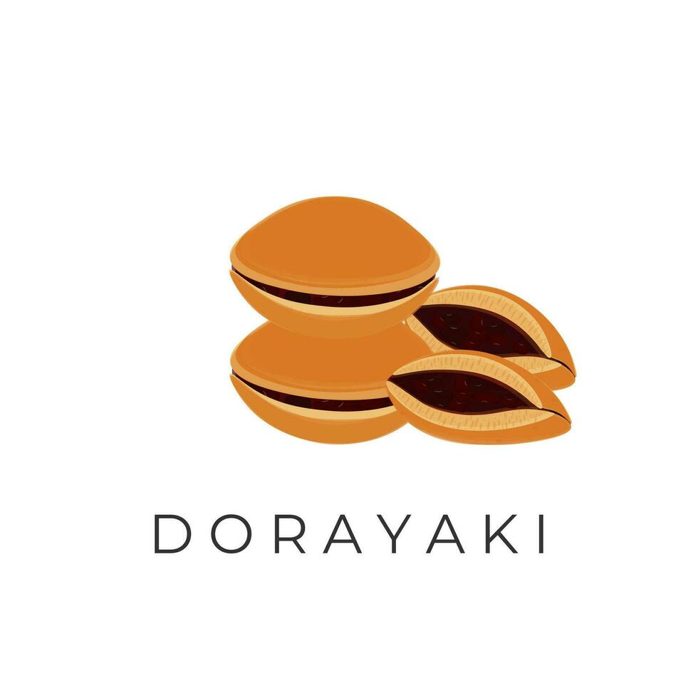 Delicious Japanese Dorayaki Illustration Logo 25275527 Vector Art at Vecteezy
