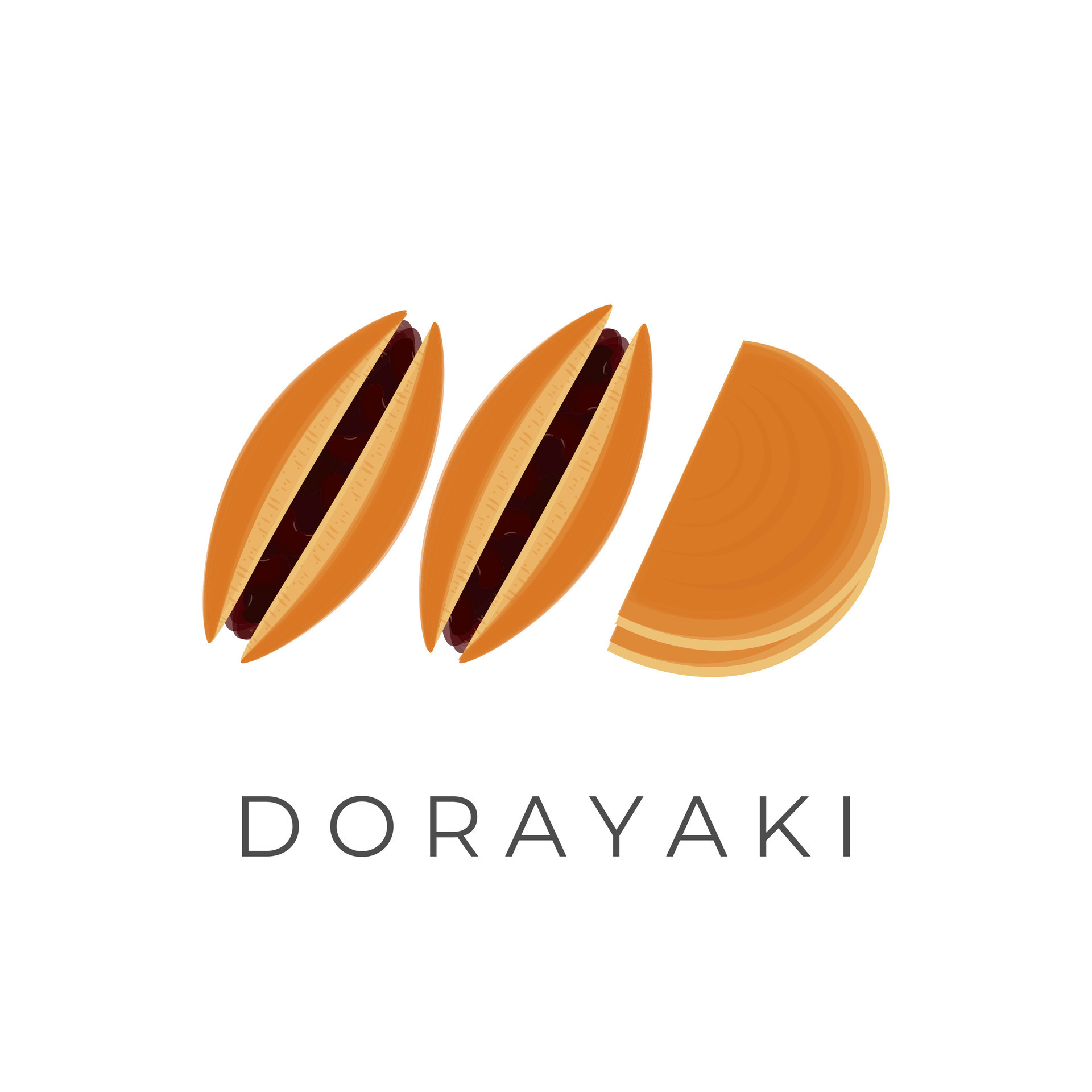 japonés dorayaki ilustración logo Listo a servir 25275546 Vector en Vecteezy