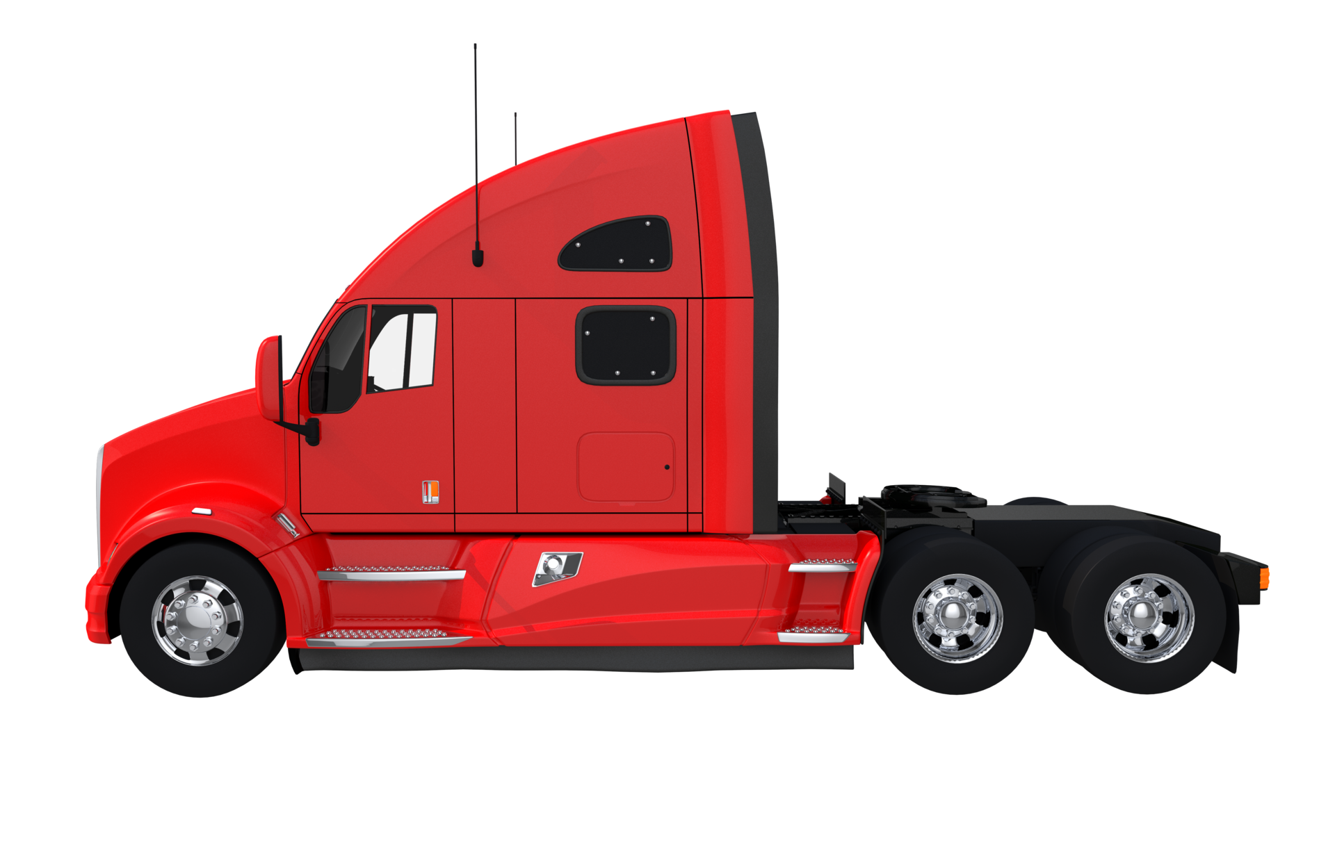 Red Semi Truck Side View 25276104 PNG Red Semi Truck Side View 25276104 PNG