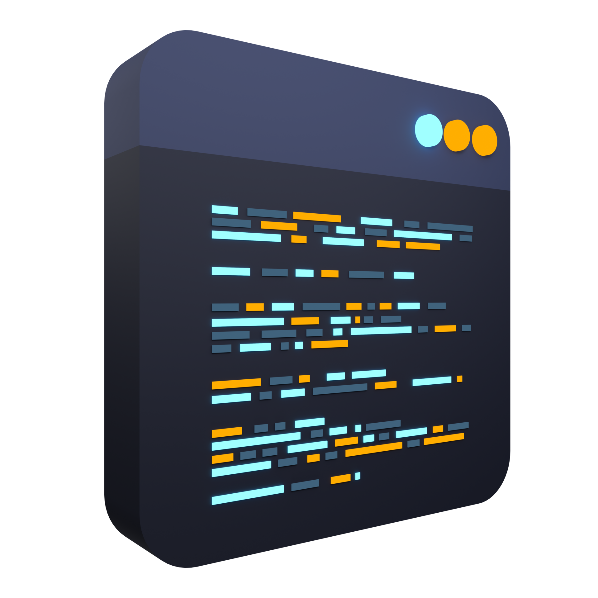 3d Render Coding Icon Coding Screen 3d Rendering Programming With Syntax Code 3d Render 4902