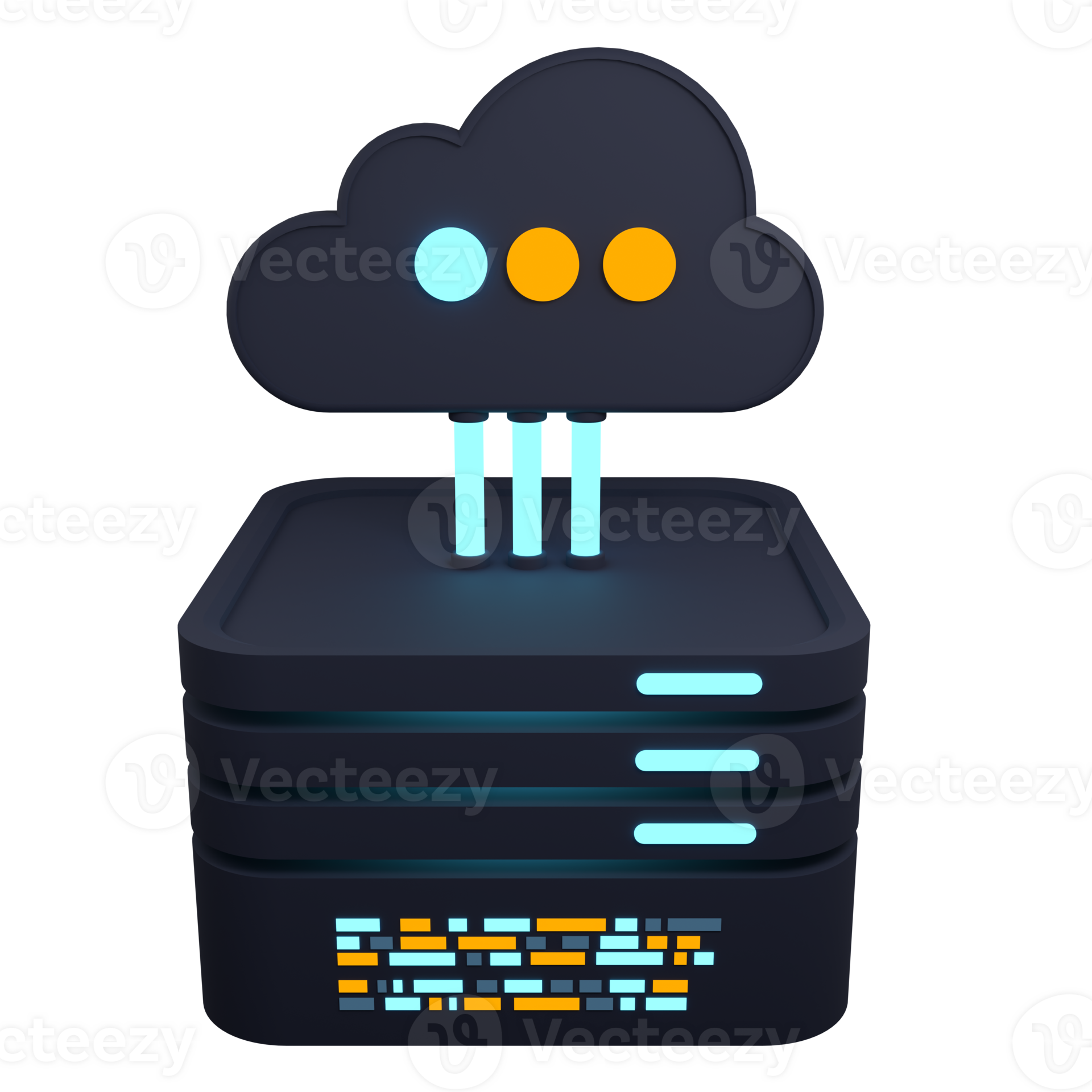 Cloud Computing Technology Cloud Data Center With Hosting Server