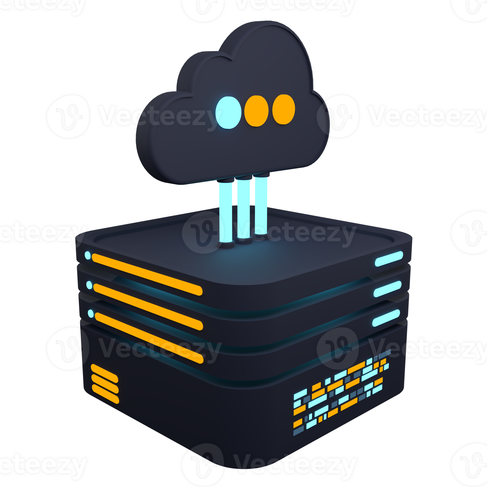 Cloud Computing Technology Cloud Data Center With Hosting Server