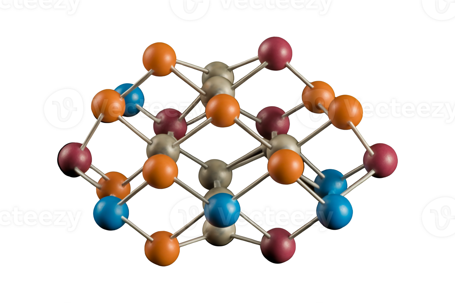 3d Model Of Molecule Substance 25280111 Png