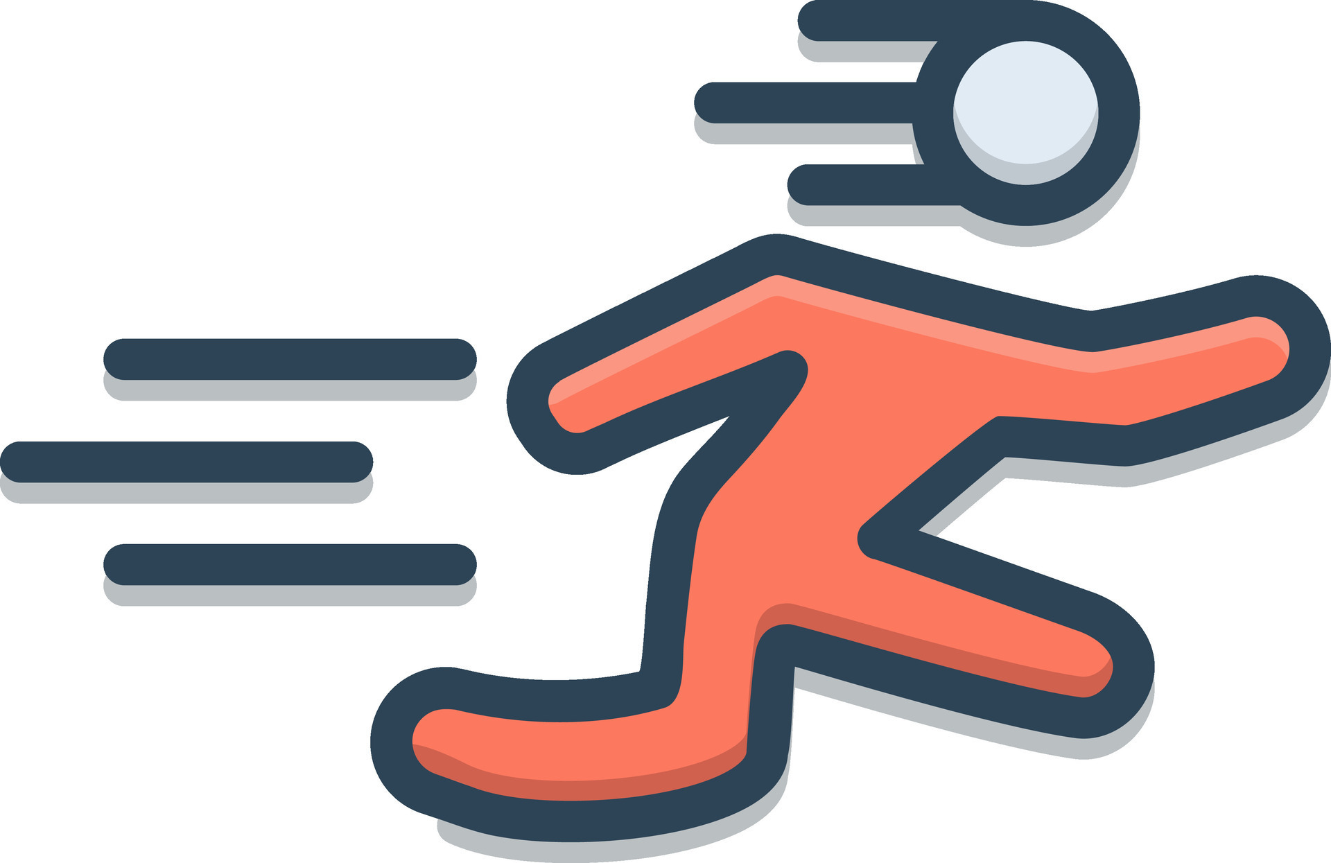 color icon for fast 25281470 Vector Art at Vecteezy