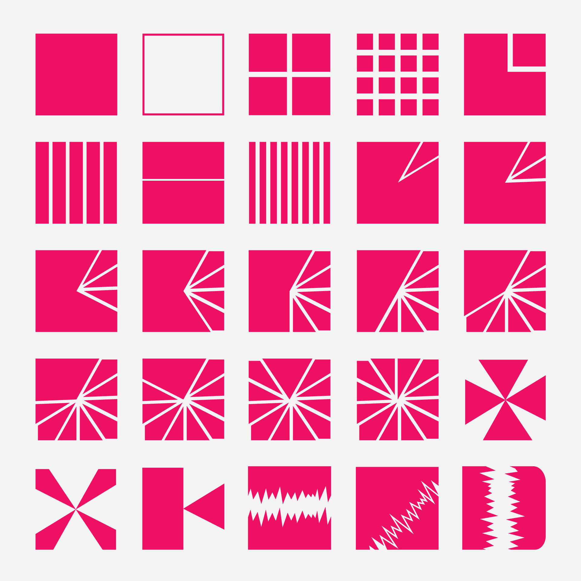 25 square shape set template design 25294805 Vector Art at Vecteezy