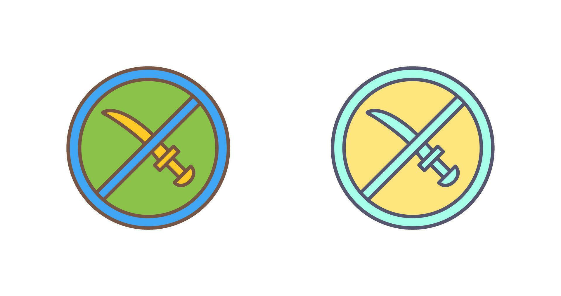 No Weapons Vector Icon 25294993 Vector Art at Vecteezy