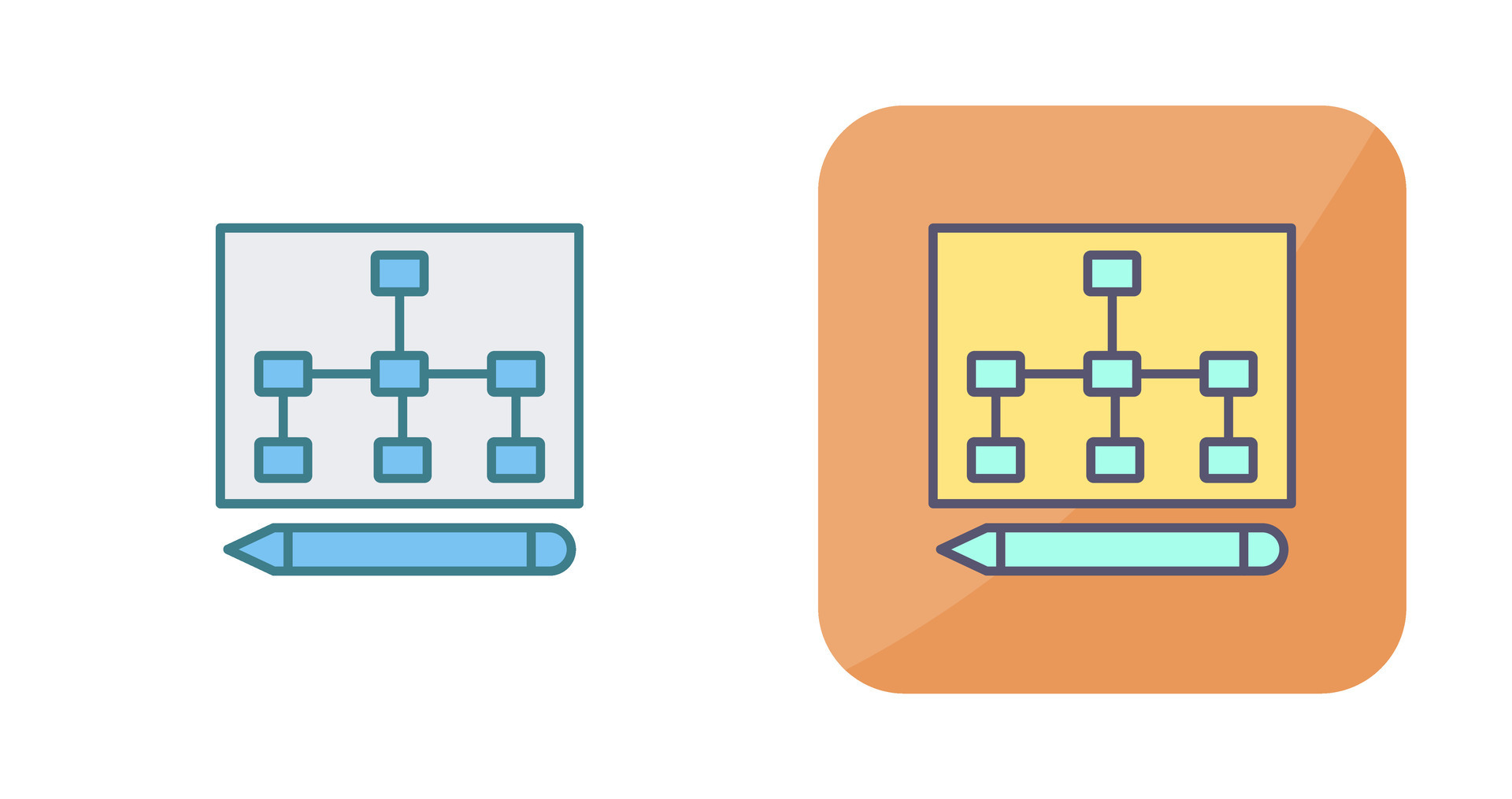 Draw Hierarchy Vector Icon 25299574 Vector Art At Vecteezy