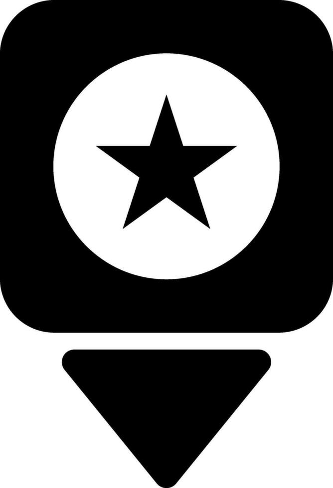 Map Pointer With Star Places Optimization 25315182 Vector Art At Vecteezy