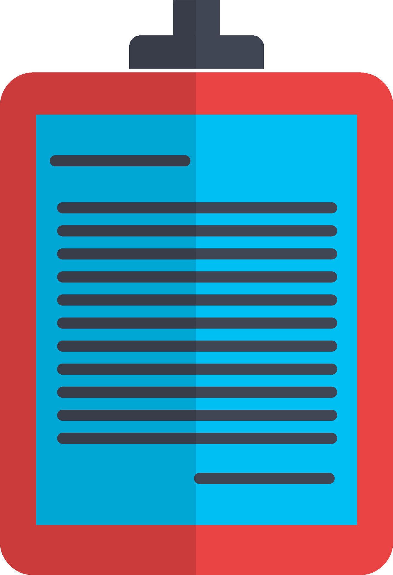 Red and blue checklist. 25327678 Vector Art at Vecteezy