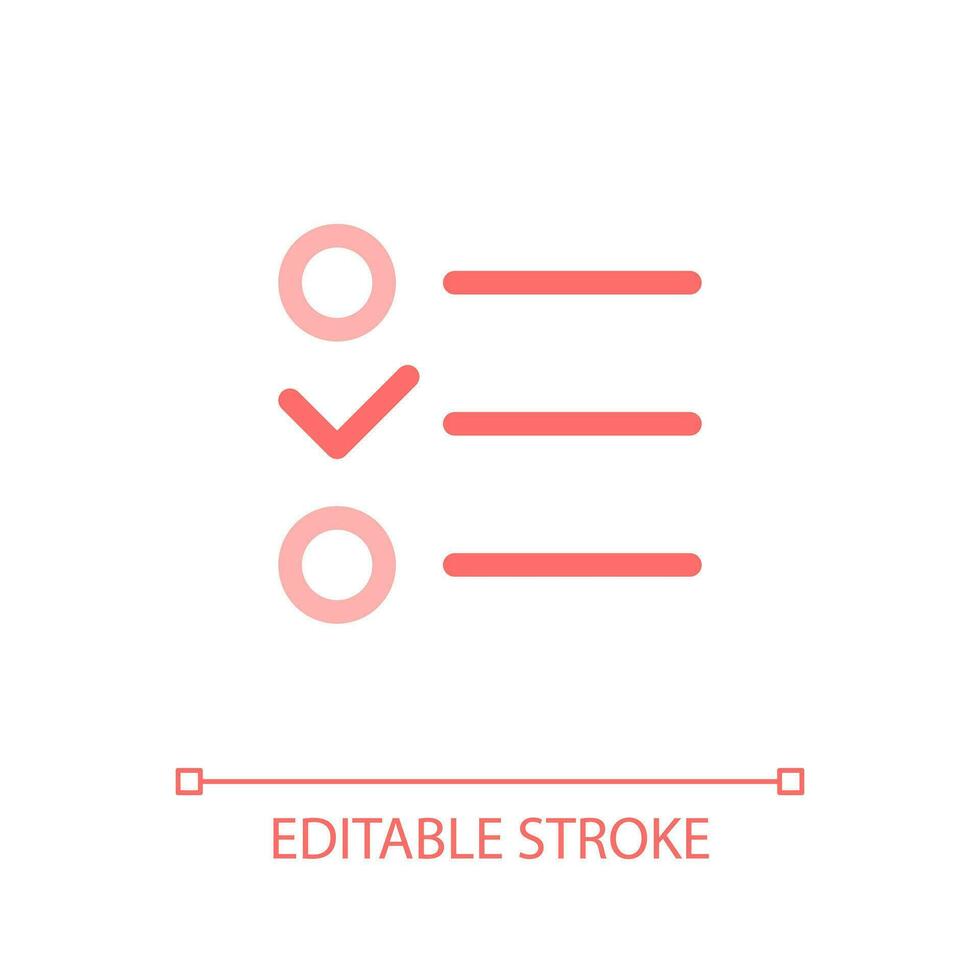 Checklist Pixel Perfect Color Linear Ui Icon To Do List Online Digital Planner Tool Project