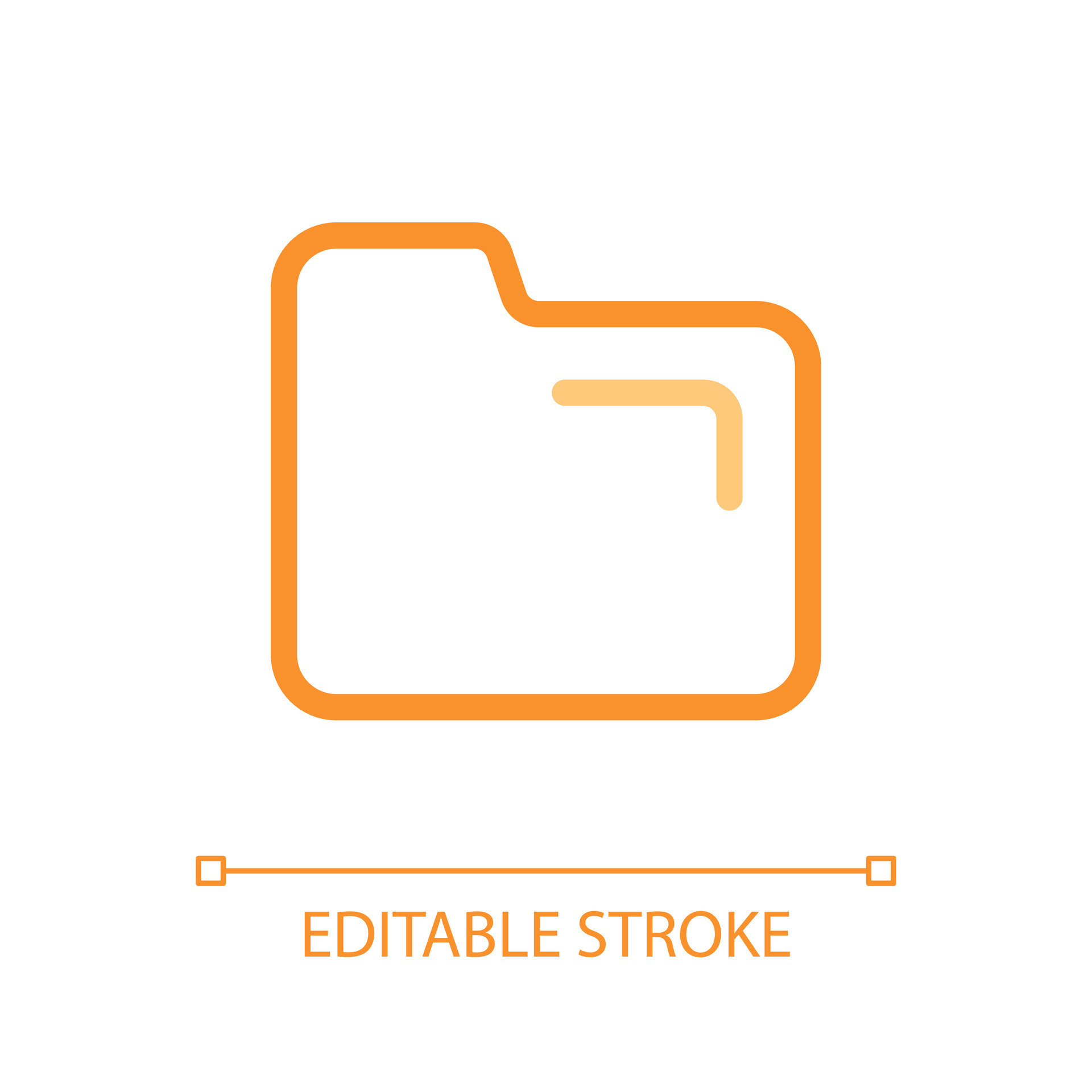 Folder Pixel Perfect Color Linear Ui Icon Online Files Storage Digital Information Storing