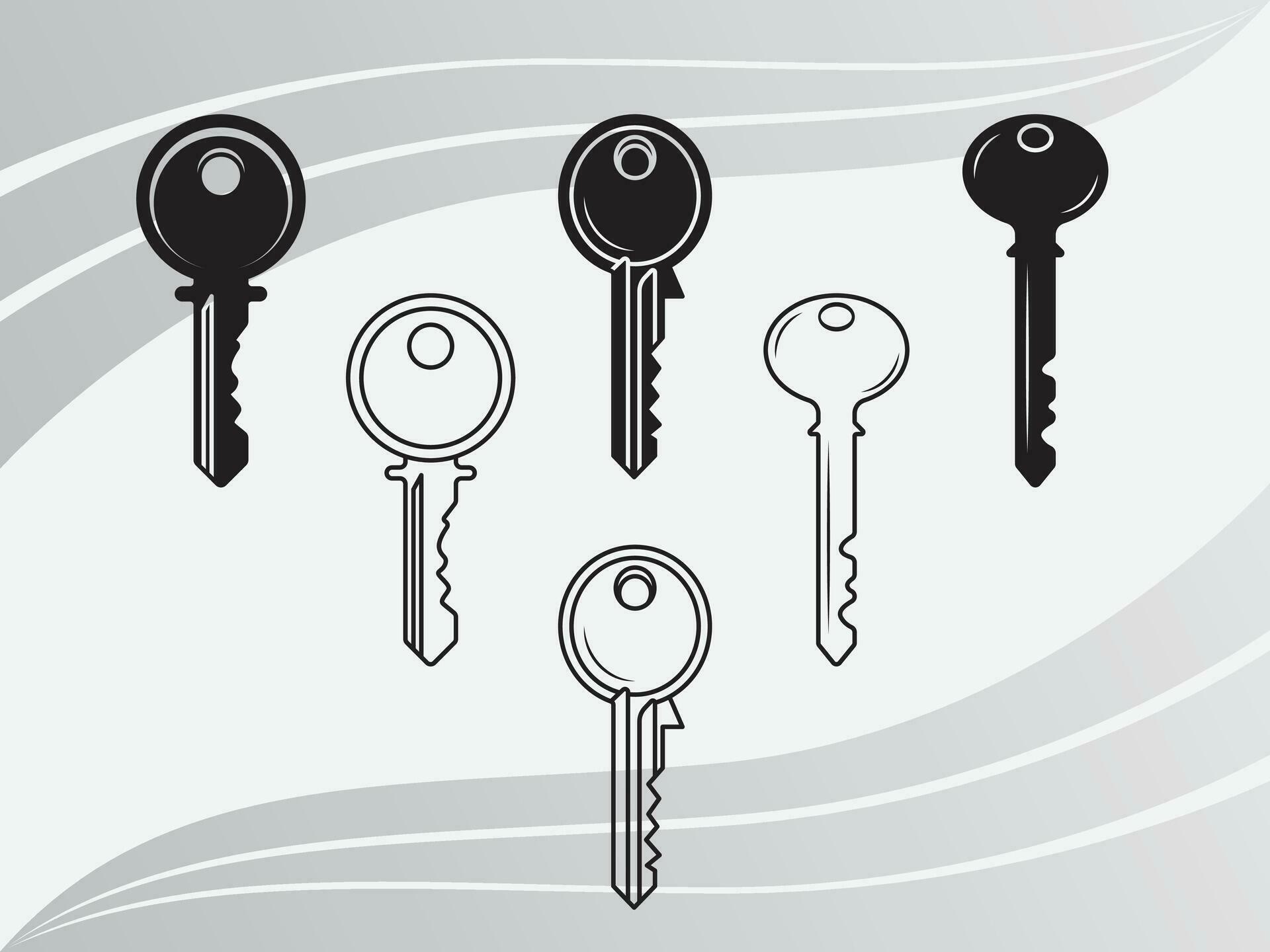 Key, keys cut files, keys clip art, printable keys, keys eps, keys vector, keys silhouette,Key ...