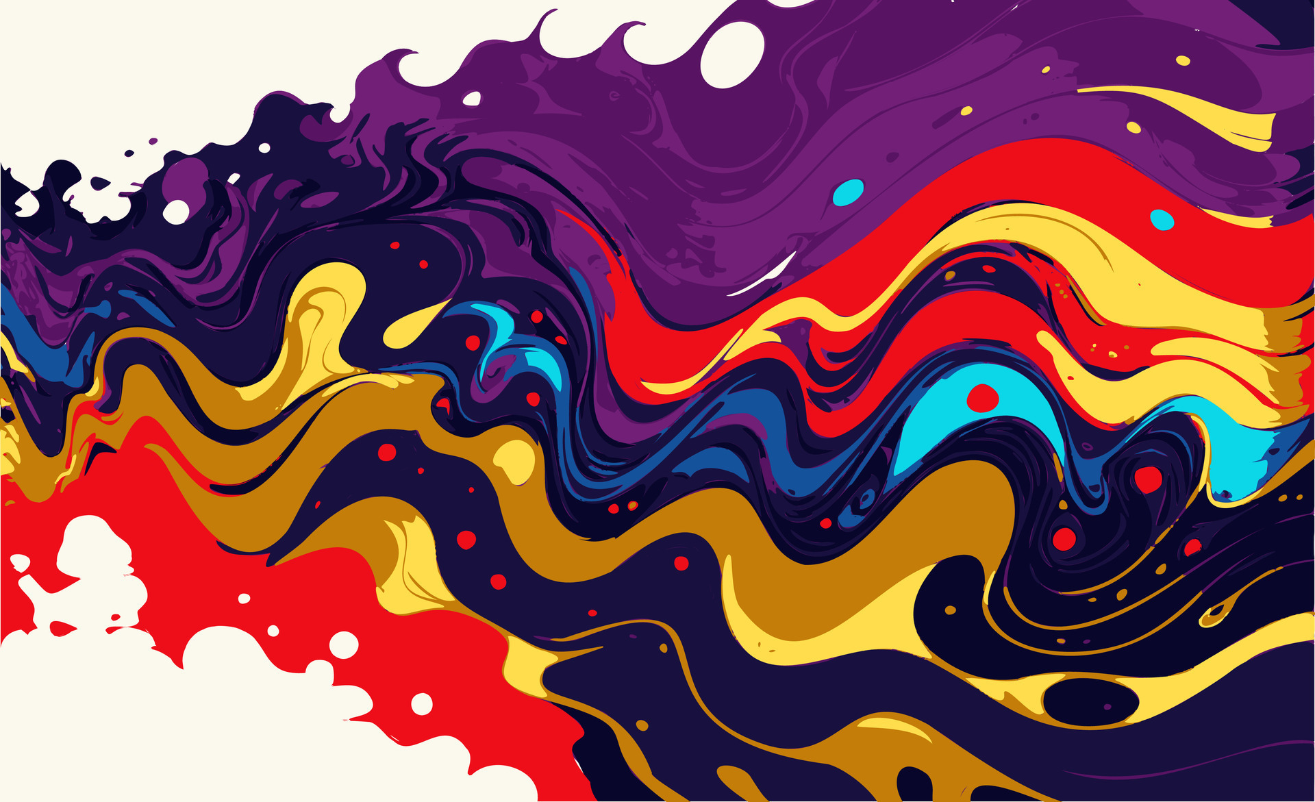 Rainbow colorful abstract background. Texture of flowing liquid paint ...