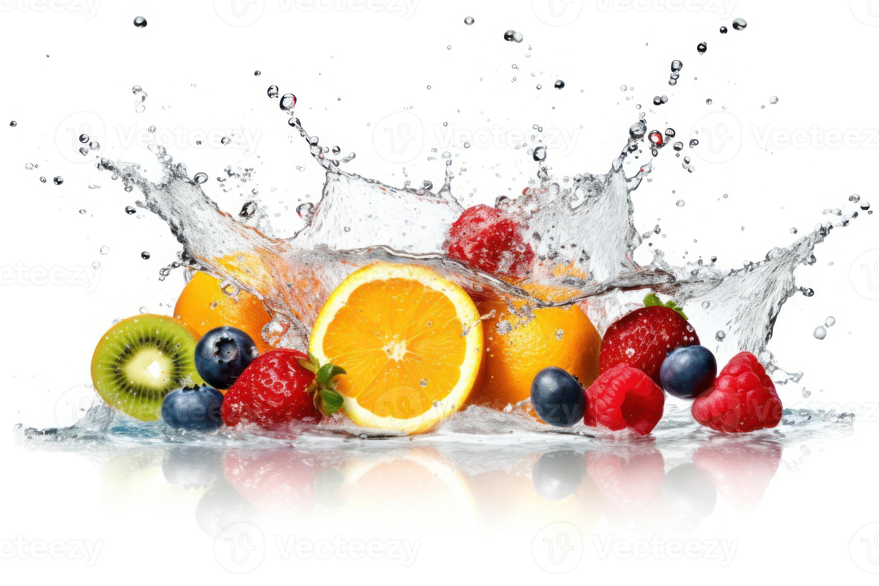 stock photo of water splash with mix fruit isolated food photography 25338063 Stock Photo at ...