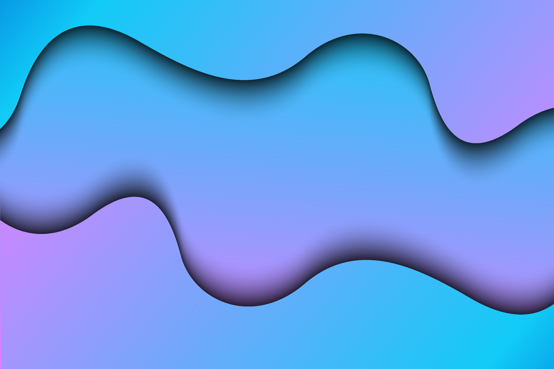 Abstract Wave Shape Papercut Blue Gradient Color Background 25341282