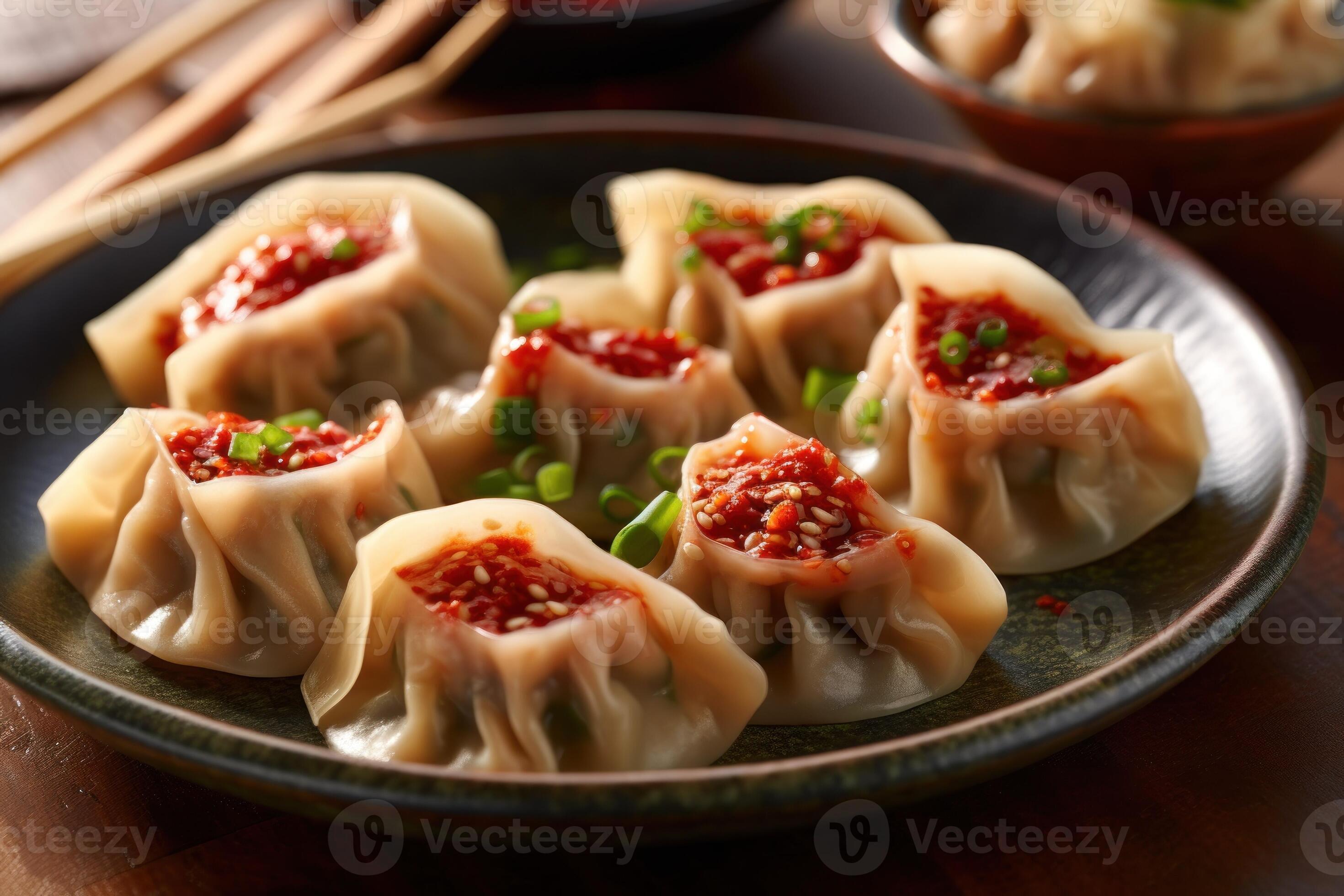 mandu or mandoo are dumplings in korean cuisine photography 25341526 ...