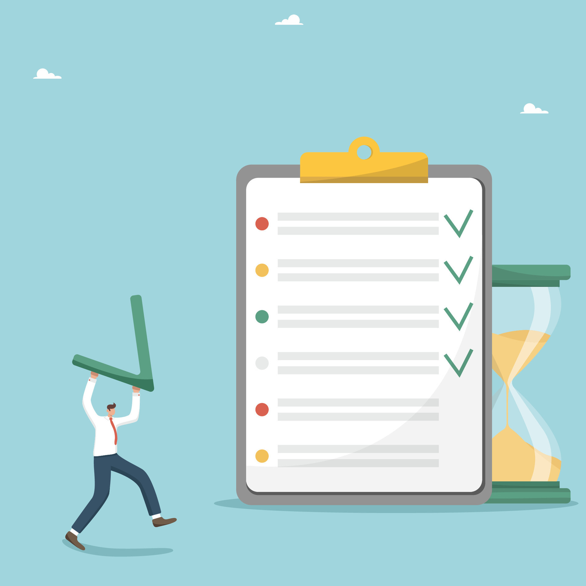 Time Management And Business Scheduling Successful Completion Of Tasks And Assignments