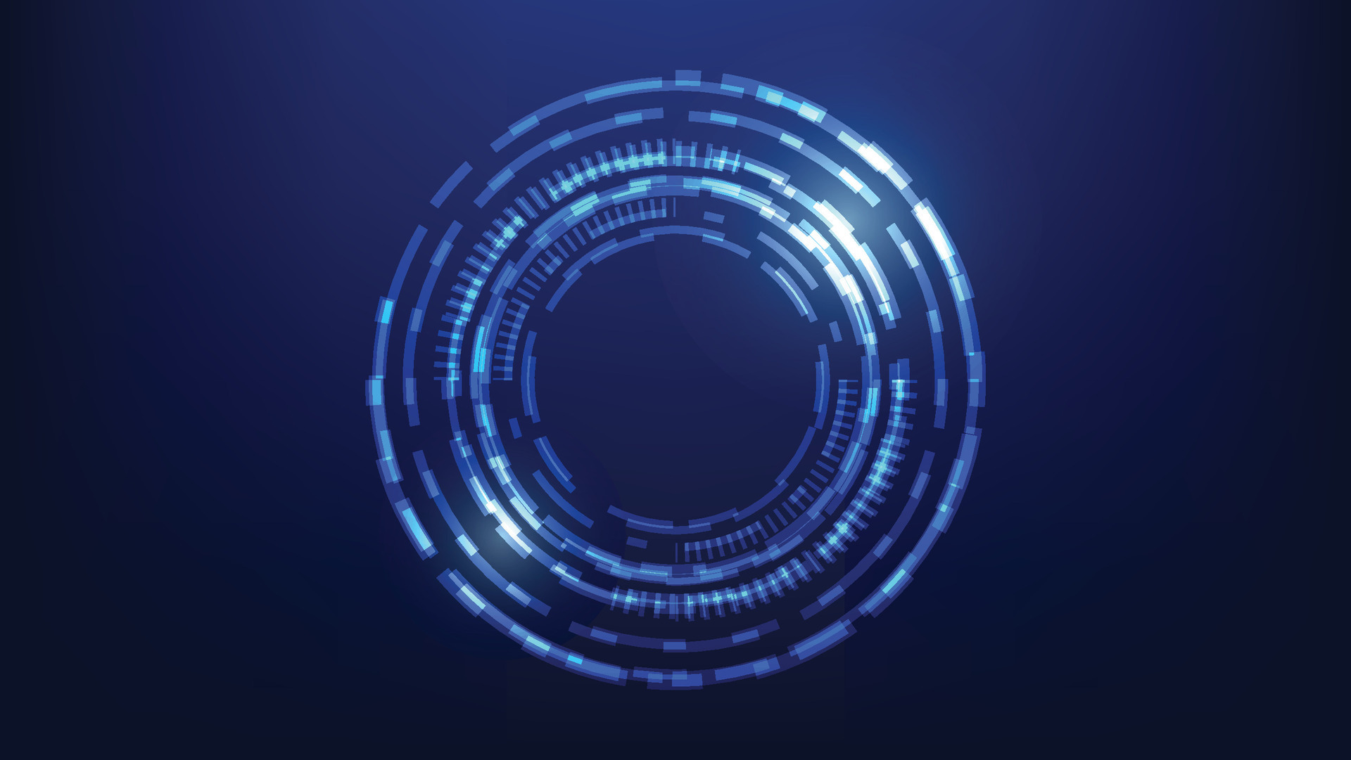 Hi tech circle digital HUD screen for modern graphic design. futuristic technology background ...