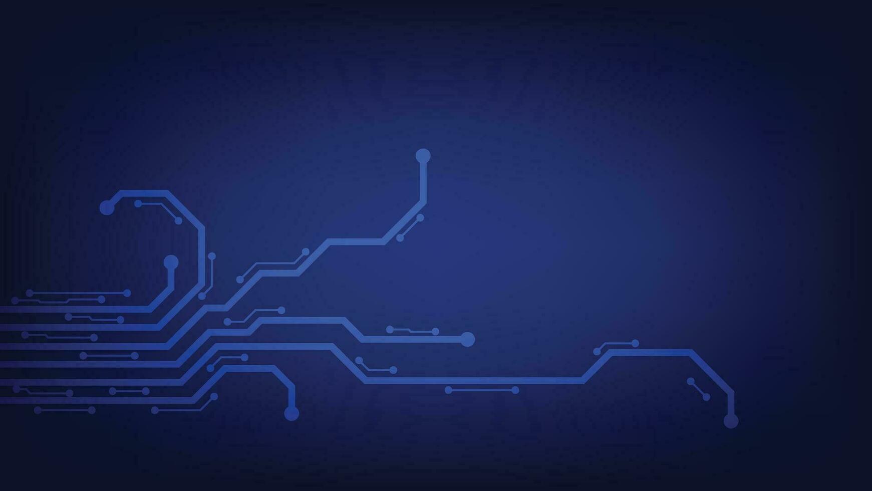 Hi tech digital circuit board. AI pad and electrical lines connected on ... Hi tech digital circuit board. AI pad and electrical lines connected on ...