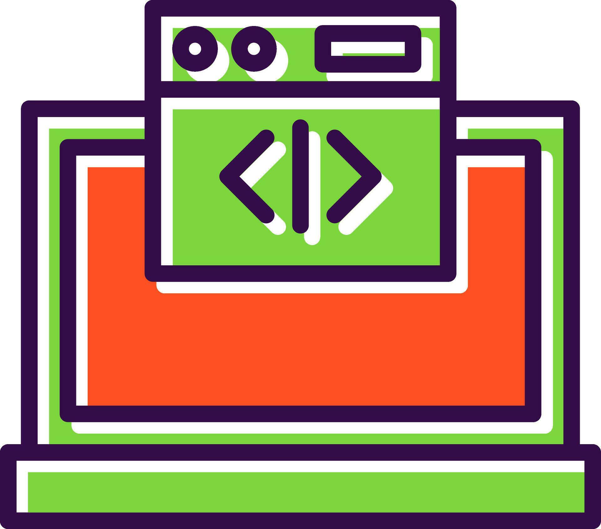 Web coding Vector Icon Design 25346326 Vector Art at Vecteezy