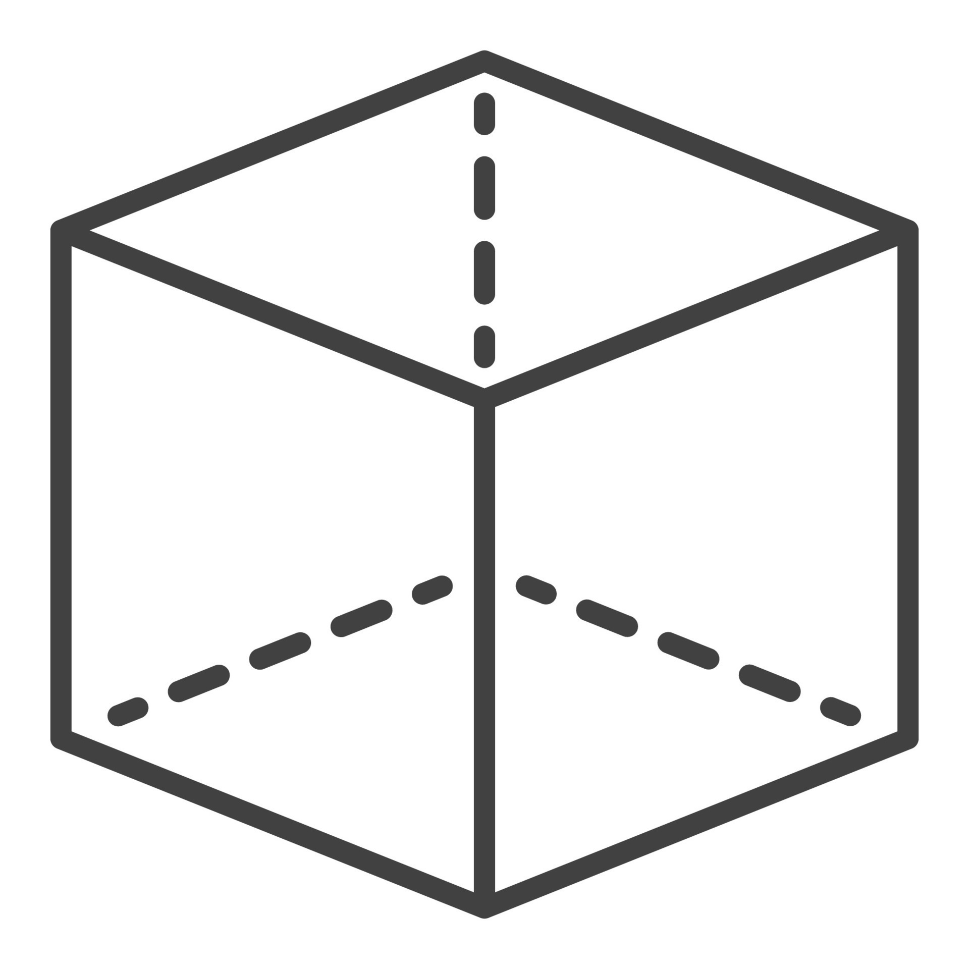 Cube vector concept minimal icon in outline style 25348900 Vector Art ...