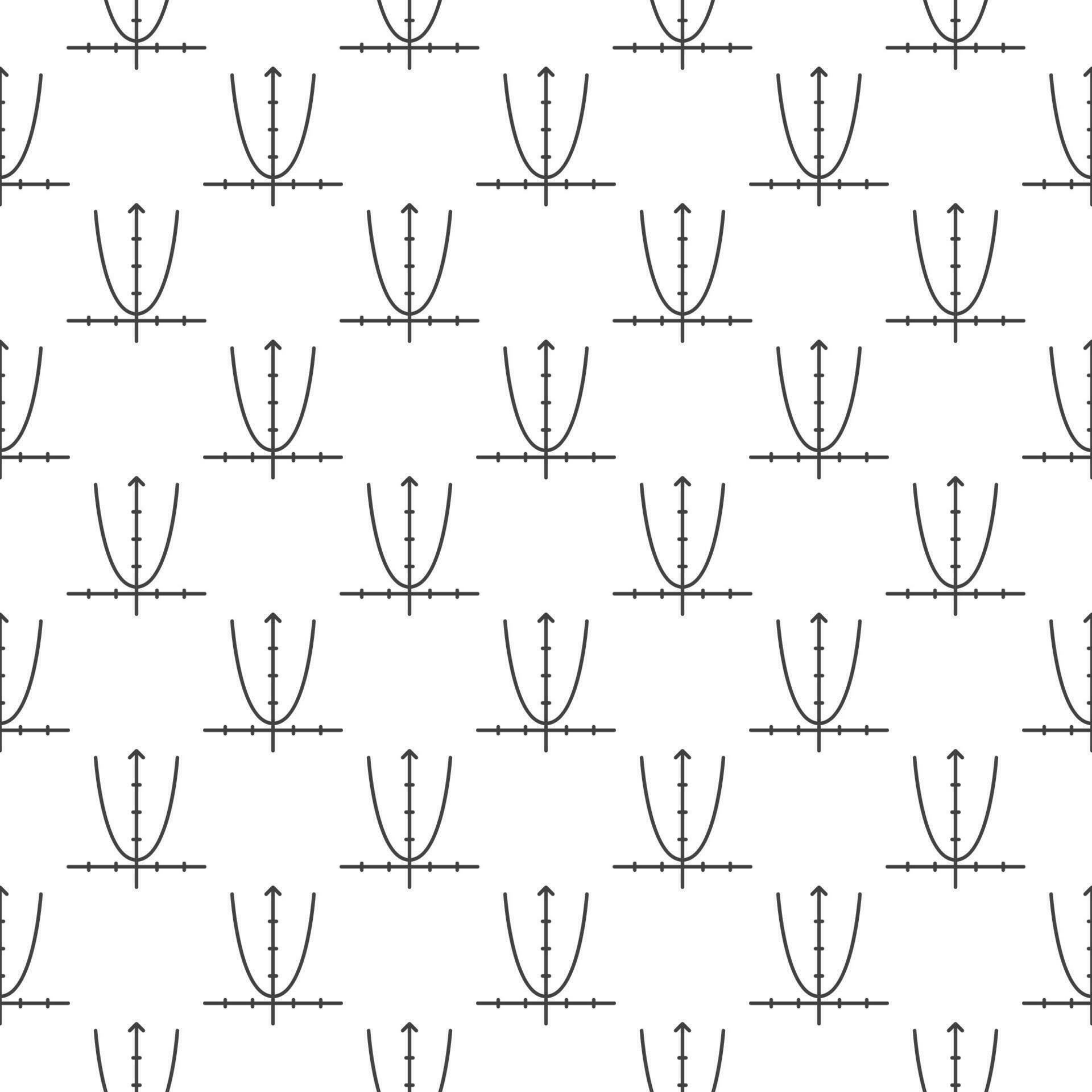 Mathematics Function Graph vector concept linear seamless pattern ...