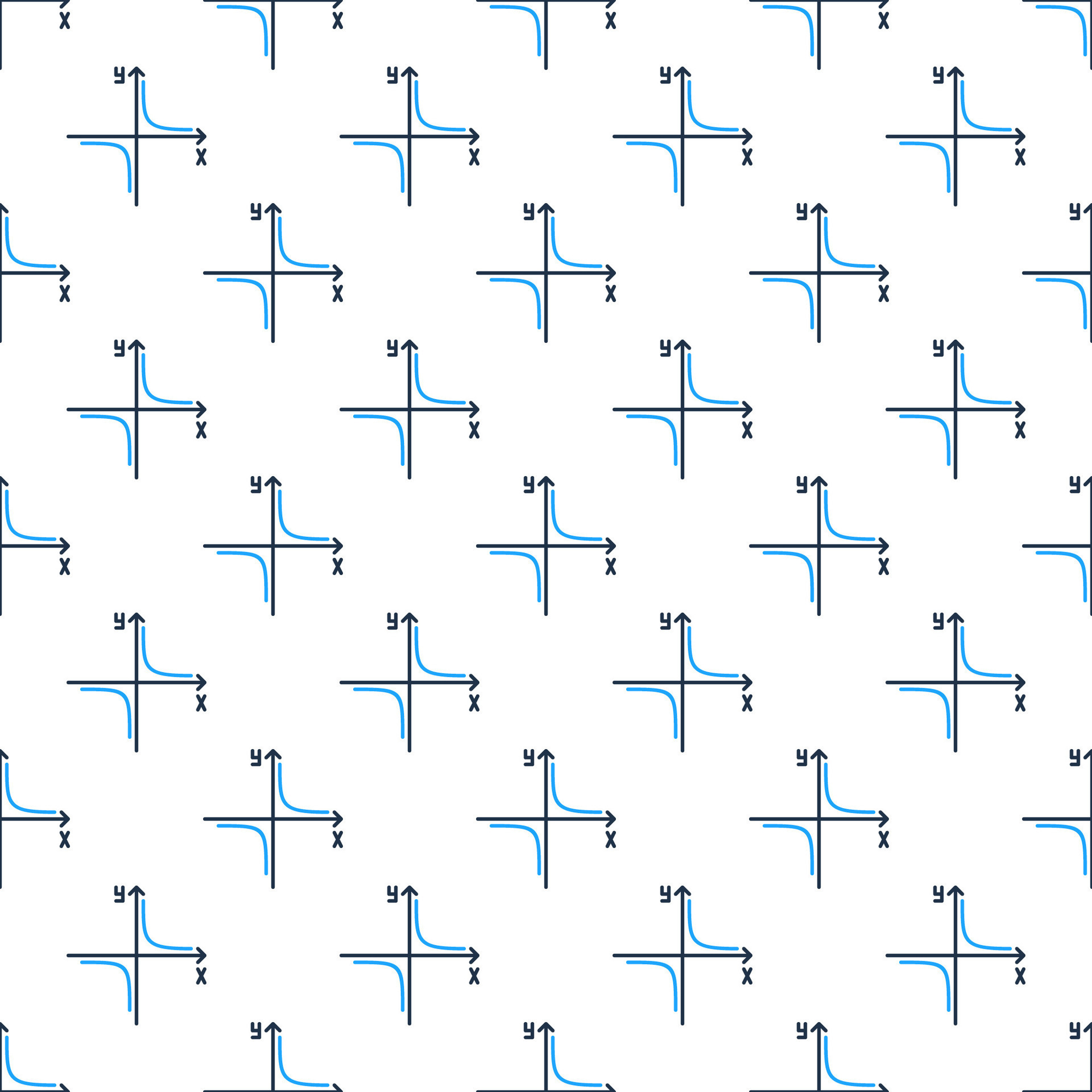 Mathematics Graph vector concept colored modern seamless pattern ...