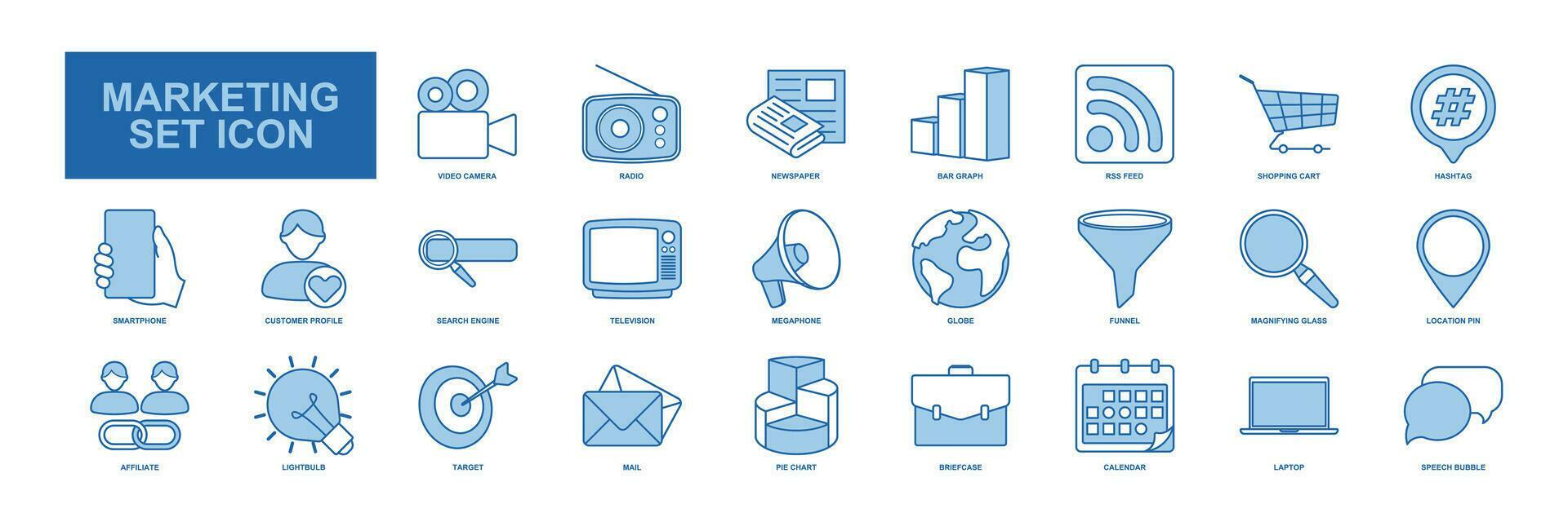 A Collection Of Visually Appealing And Versatile Vector Icons Representing Various Aspects Of