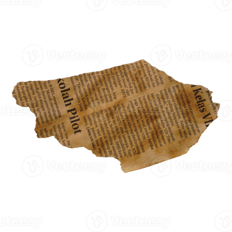 Old Newspaper Png