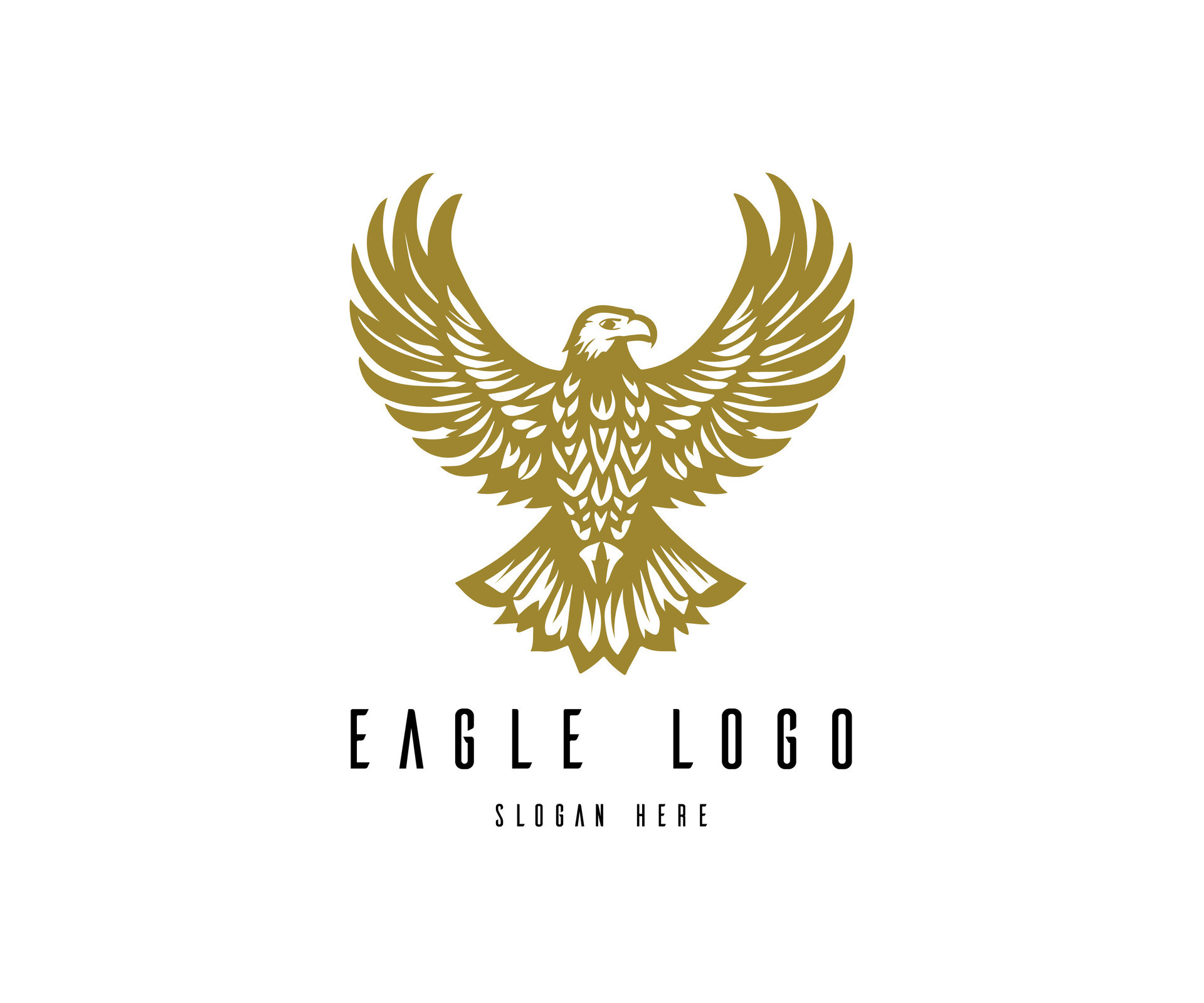 Eagle logo vector. Stylized graphic eagle bird logo template. 25354260 ... Eagle logo vector. Stylized graphic eagle bird logo template. 25354260 ...