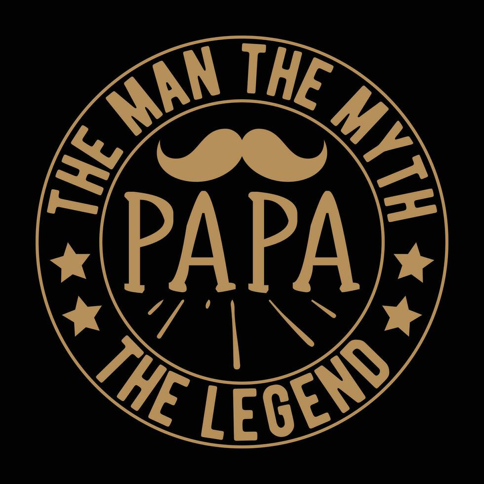 The Man The Myth papa The Legend 25360669 Vector Art at Vecteezy